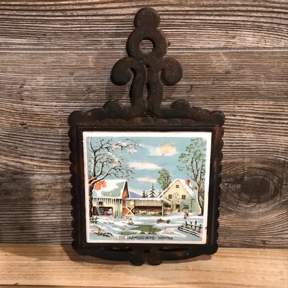 Other | Vintage Cast Iron Decor | Poshmark